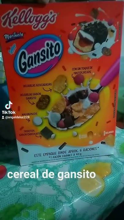 Cereal De Gansito Youtube