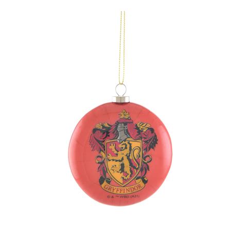 Harry Potter Set Of 4 Flat Baubles Hogwarts Houses Horgans Of Blarney