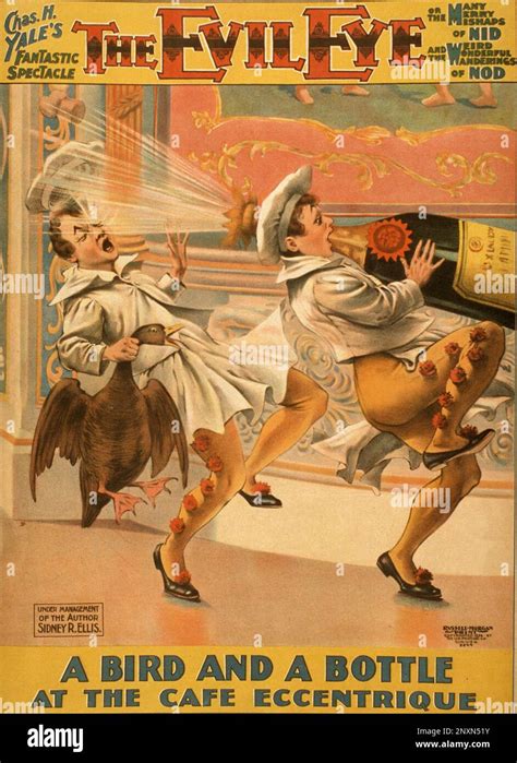 Theatrical Poster For Chas H Yales Fantastic Spectacle The Evil Eye