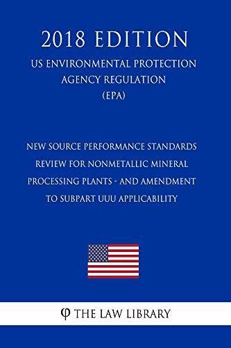 New Source Performance Standards Review For Nonmetallic Mineral
