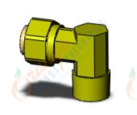 Smc Kfl12b 03s Fitting Male Elbow Kf Insert Fittings Orange Coast