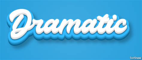 Dramatic Text Effect And Logo Design Word