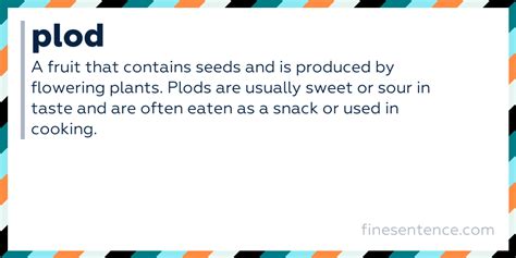 Plod Meaning Definitions Translation And Examples