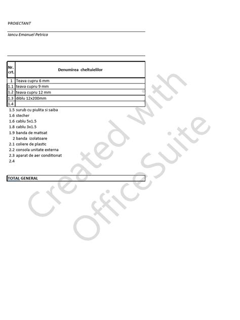 Deviz General Model Excel Conform Hg 907 Pdf