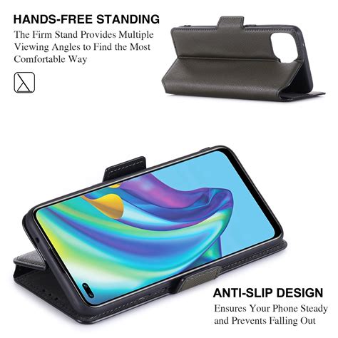For Oppo F17 Pro Muxma Mx115 Cross Texture Oil Edge Flip Leather Phone