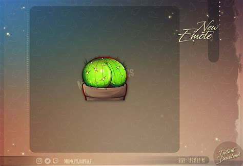 Cactus Booty Twitch Emotes Cactus Butt Emotes For Streamers Booty
