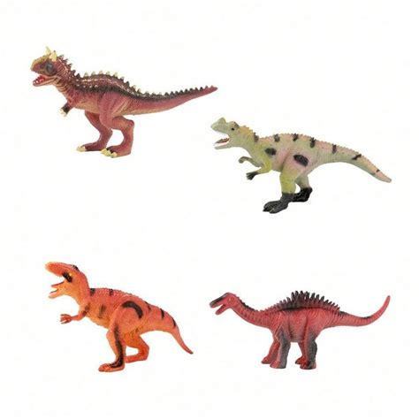 Randomly 4 Pieces And 1 Set The Most Popular Retro Dinosaur Collecting Toy Set Realistic T Rex