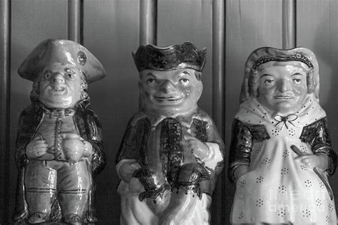 Pub Toby Jugs Bw Photograph By Eddie Barron Fine Art America