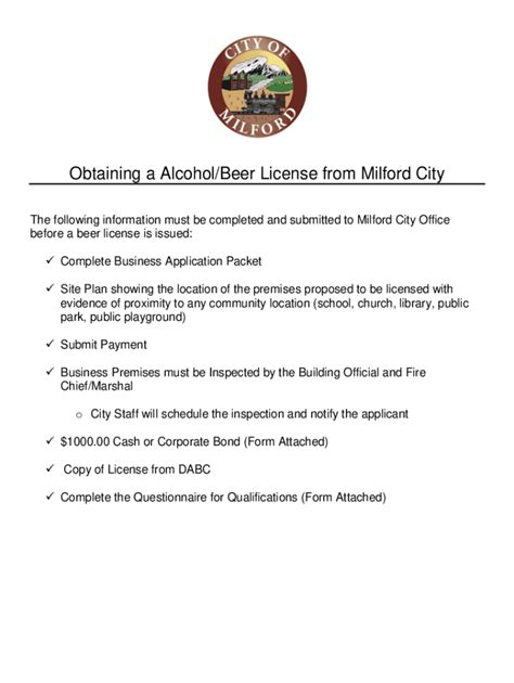Fillable Online Liquor Permit Applications And Forms Fax Email Print