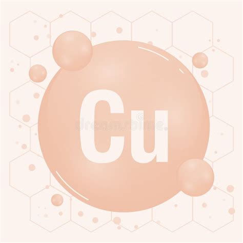 Copper Cu Minerals For Health Mineral Vitamin Complex Medical And