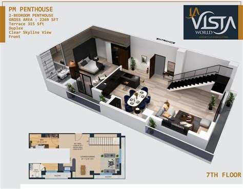 Penthouses Modern Home Theater