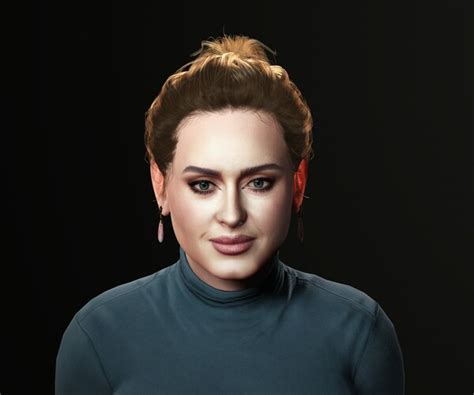 Artstation Adele Character 3d Model Low Poly Game Assets
