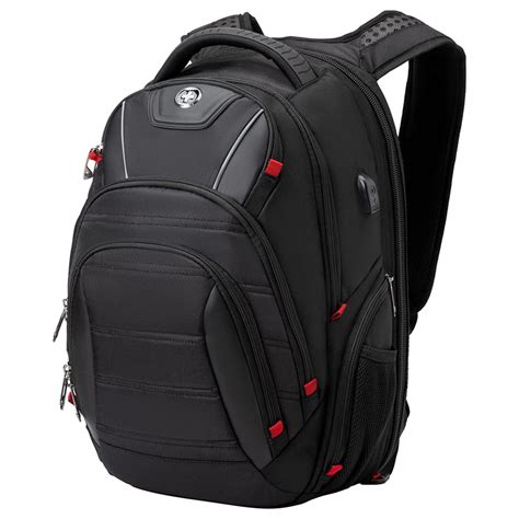 Swissdigital Design Travel Backpack For Men Tsa Friendly Usb Charging