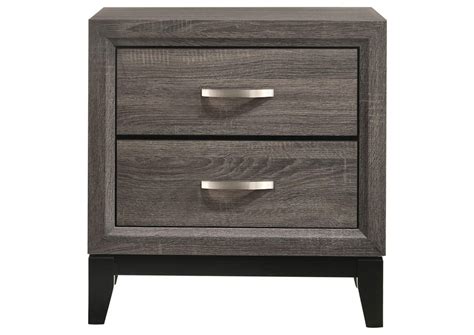 Watson 4 Piece Twin Panel Bedroom Set Grey Oak At Futonland
