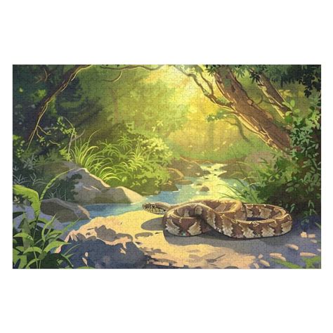 Puzzles For Adults 500 Pieces Snake Challenging Jigsaw Puzzle Daring