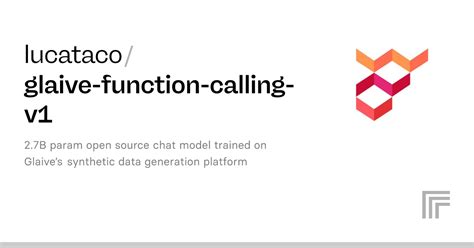 lucataco glaive function calling v1 run with an api on replicate