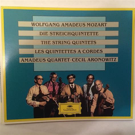 Mozart The String Quintets Cds And Vinyl