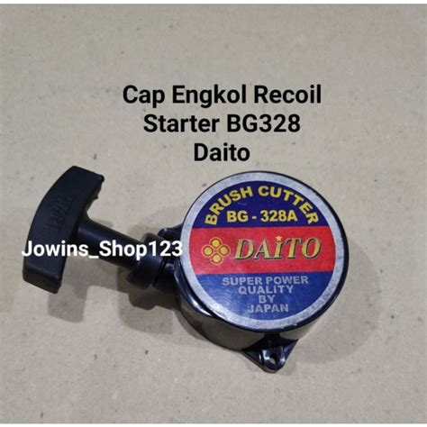 Jual Recoil Starter Cap Engkol Babat Mesin Potong Rumput Daito Bg 328a Shopee Indonesia