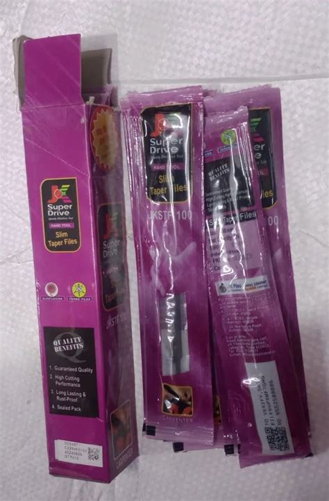 Flat Hand Tool Slim Taper Files Stainless Steel 5 Hp At ₹ 320 Piece In New Delhi