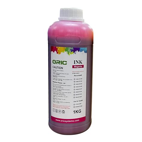 Eco Solvent Ink 1 Kg Oric Magenta Chn Paper