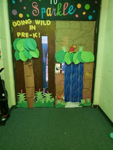 Rainforest Classroom Door Decoration