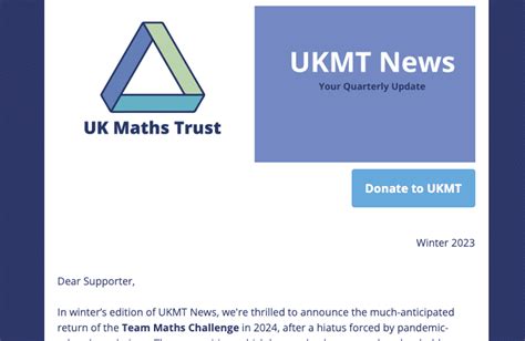 Ukmt News Winter Edition Out Now Ukmt