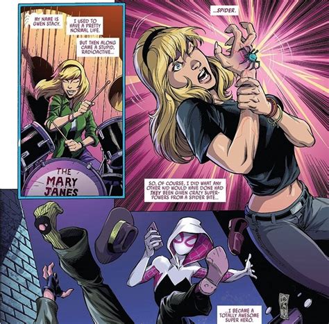Descubre A Spider Gwen La Heroína Arácnida Más Cool Superaficionados