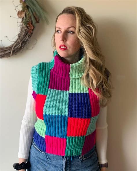 Patch Perfect Vest Crochet Pattern Ribblr