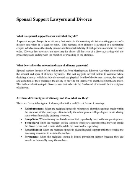 Ppt Spousal Support Lawyers And Divorce Powerpoint Presentation Free