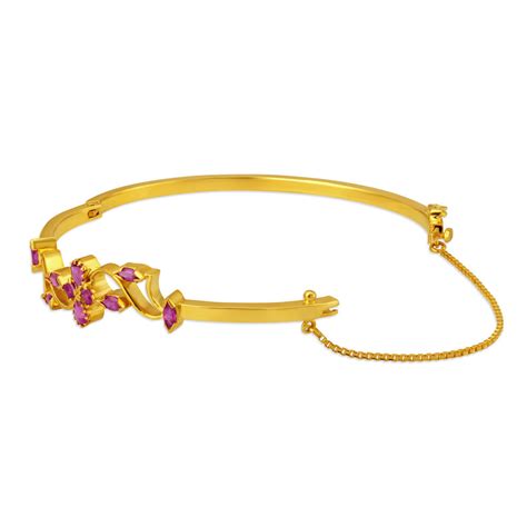 Buy Stunning Ruby Bangle At Best Price Tanishq Us