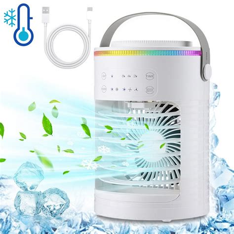 Senmudi Ventilatorkombigerät Tragbarer Luftkühlermini Persönliche Klimaanlage Ventilator Mit