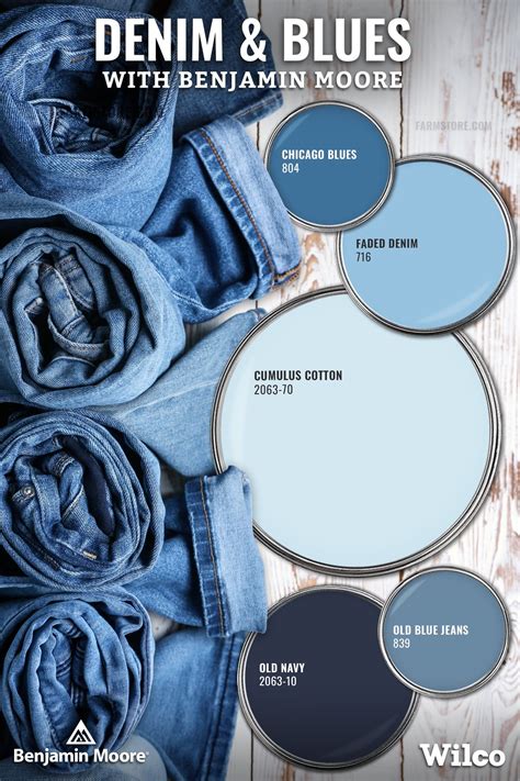 Denim Blues With Benjamin Moore Artofit