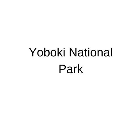 Yoboki National Park National Parks In Africa