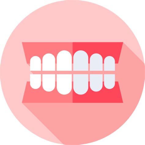 Denture Flat Circular Flat Icon