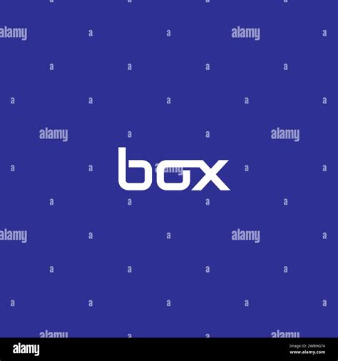 Modern Box Logo Stock Vector Images Alamy