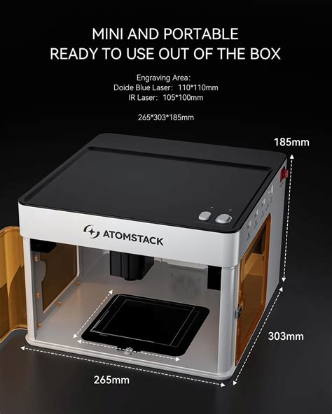 Review Atomstack P1 5w Portable Laser Engraver And Cutter Laser