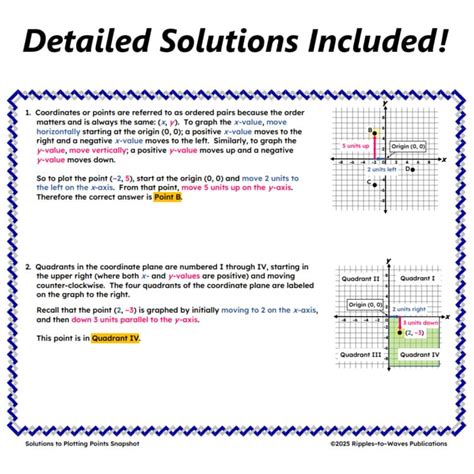 Plotting Points Assessment Basic Skills Snapshot Diagnostic Pretestposttest