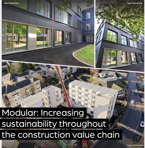 The Modular And Portable Building Association On Linkedin Sustainability Construction