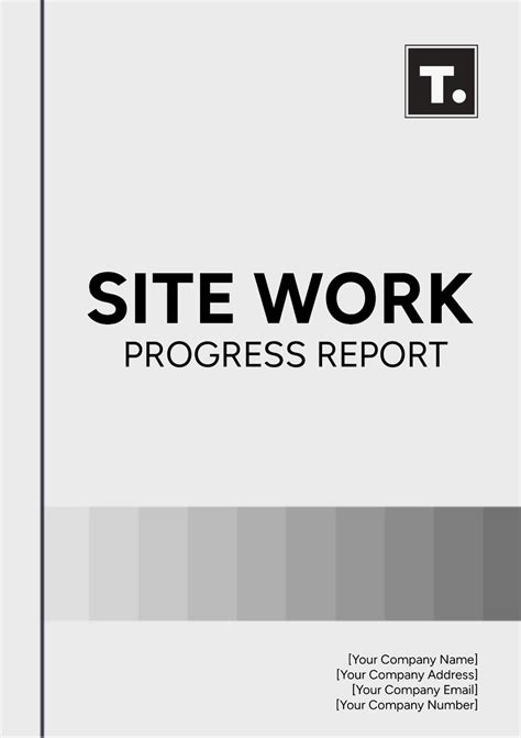Free Site Work Progress Report Template To Edit Online