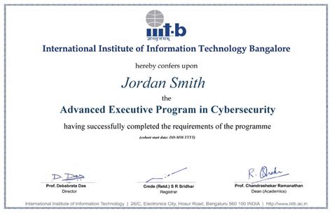 Cyber Security Course In Pune In Collaboration With Ibm And Iiit Bangalore