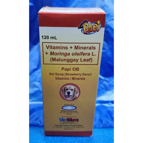Papi Ob Vitamins 120ml Shopee Philippines