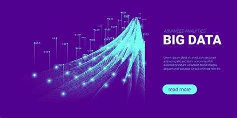 Quantum Computing Visualization Big Data Sorting Stock Illustration