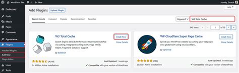 Use WordPress W Total Cache Plugin To Speed Up Website