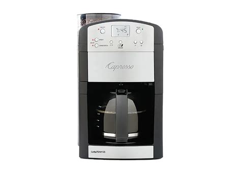 Capresso Coffeeteam Gs Coffee Maker Review Consumer Reports