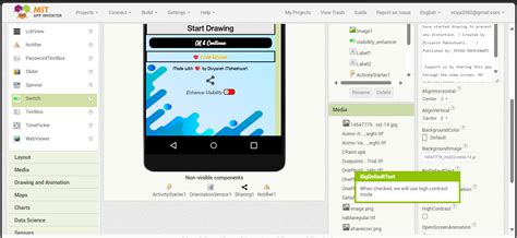 Question Mark Text Of Big Default Text Is Same As Text Of High Contrast Bugs And Other Issues