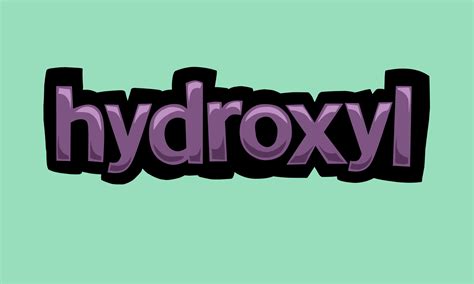 Hydroxyl Background Writing Vector Design 10177585 Vector Art At Vecteezy