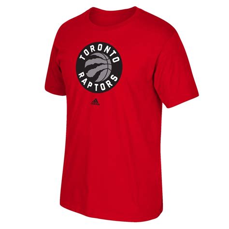Adidas Toronto Raptors Red Primary Team Logo T Shirt