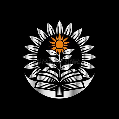 Book Reading Logo Icon Vector Education Logo Template Emblem Design