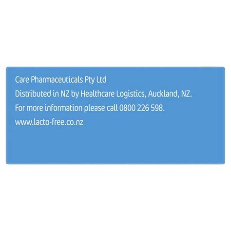 Buy Lacto Free 100 Tablets Online at Chemist Warehouse®