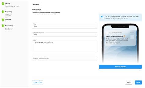 Use Push Notifications